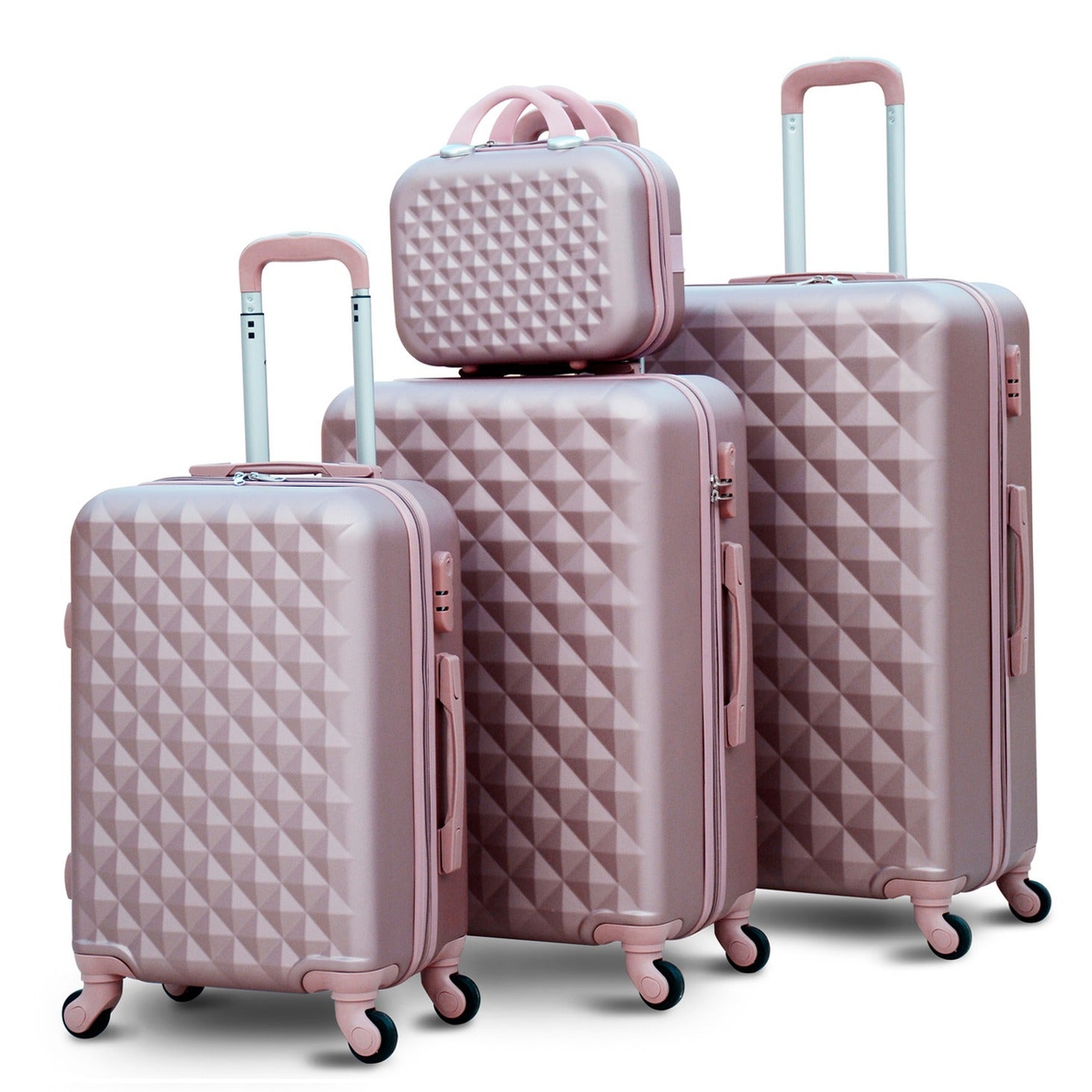 30-40% OFF on Full Set Luggage Bags with Smooth Silent Spinner Wheels ...