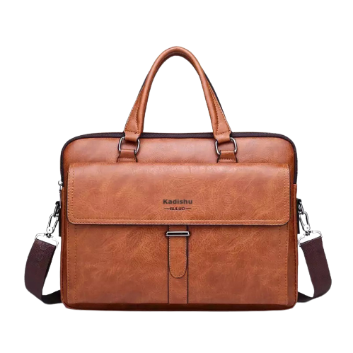 Designer Men Business Bag | Leather Type Laptop Briefcase Bags – Zaappy.com