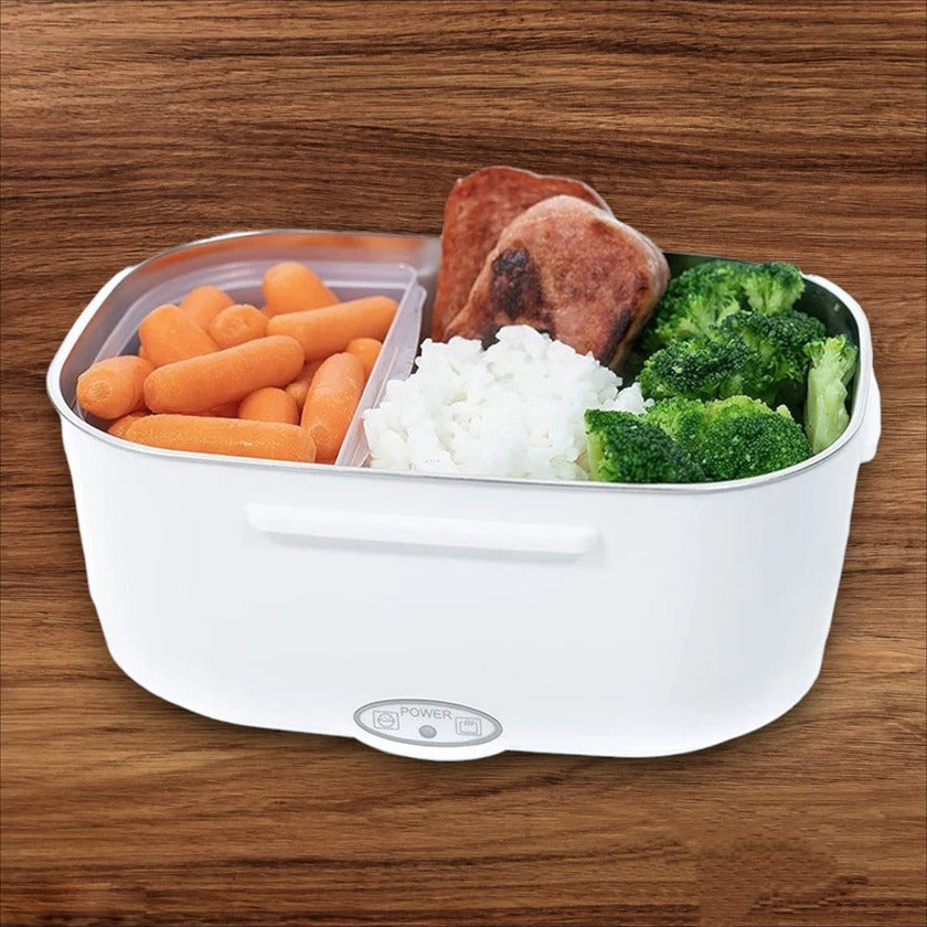 Buy Stainless Steel Electric Heating Lunch Box | Zaappy – Zaappy.com