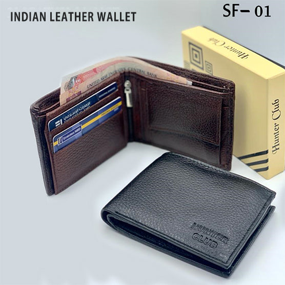 Buy Men's Top Leather Quality Wallet | LL Leather Wallet SF 01 – Zaappy.com