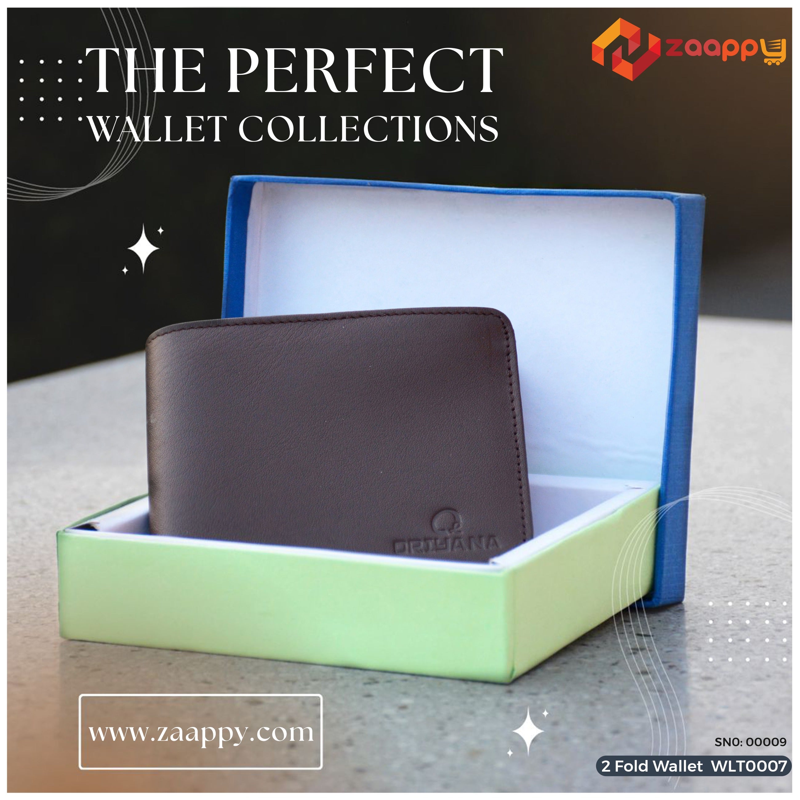 Buy Oriyana Men's Genuine Leather 2 Fold Quality Best Wallet – Zaappy.com