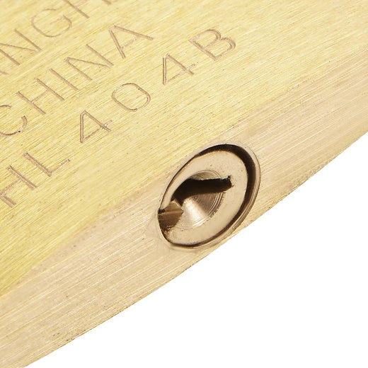 Buy Brass Padlock | 25 mm Wide Brushed Finish Long Harden Shackle ...